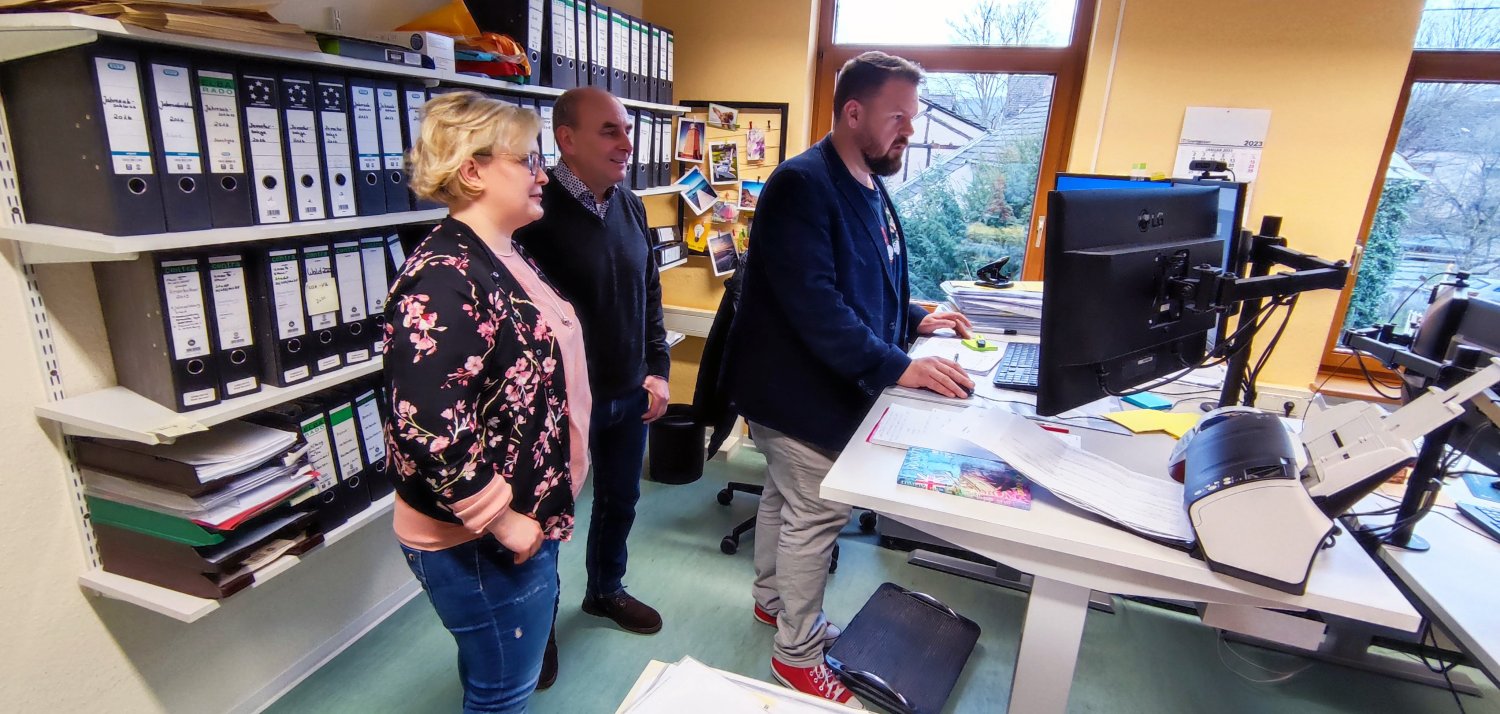 Bürgermeister Mohr erhält Einblicke beim Fachbereich Finanzen | Stadt Bendorf