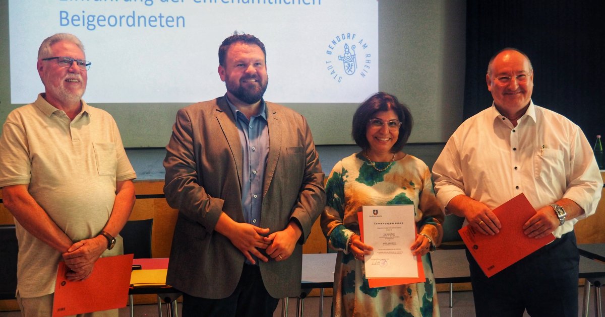 Stadtrat kam zur konstituierenden Sitzung zusammen | Stadt Bendorf